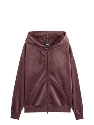 Adidas X Y-3 Velvet Corduroy Hoodie Asia Sizing - Night Red