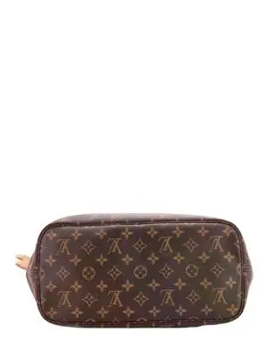 LOUIS VUITTON Neverfull Nm Monogram Canvas Mm Tote Bag - Brown