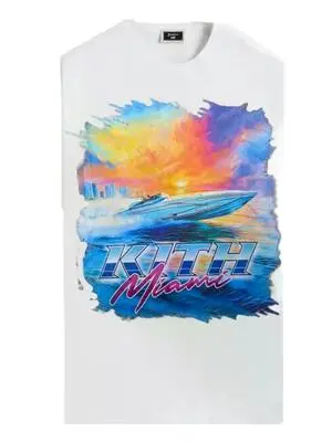 Kith Miami Speed Jones T-shirt - White