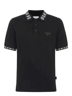 Philipp Plein Polo T-shirt Gothic - Black