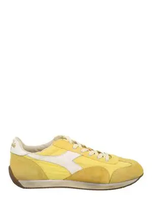 DIADORA Suede-panelled Sneakers - Yellow