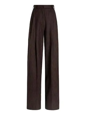 DOLCE & GABBANA Dolce & Gabbana Women Pinstripe Wool Trousers