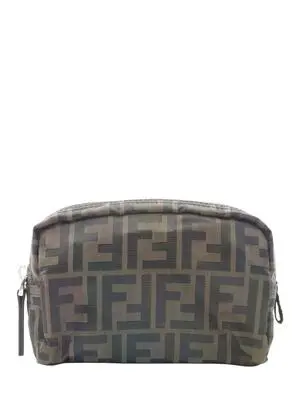 Fendi 2020s Zucca Pouch Bag Brown