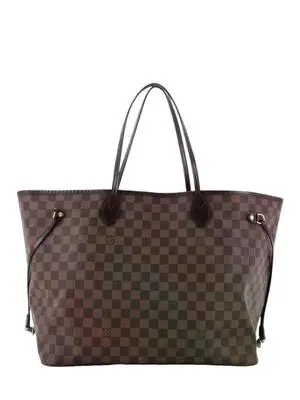 LOUIS VUITTON Neverfull Damier Gm Tote Bag Brown