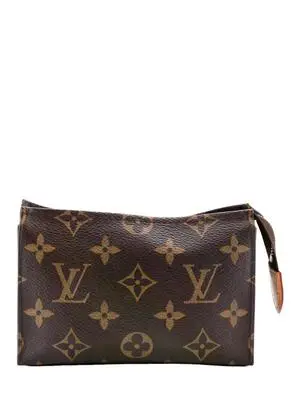 LOUIS VUITTON Toiletry Monogram Canvas 15 Pouch - Brown