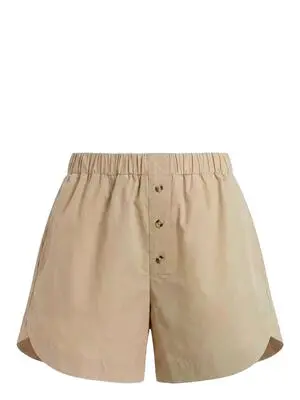 Nanushka Gobnat Button-detail Shorts - Neutrals