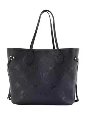 LOUIS VUITTON Neverfull Nm Monogram Empreinte Giant Mm Tote Bag - Black