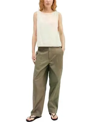 SKALL STUDIO Garden Cotton Trousers - Green