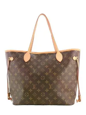 LOUIS VUITTON Neverfull Monogram Canvas Mm Tote Bag - Brown