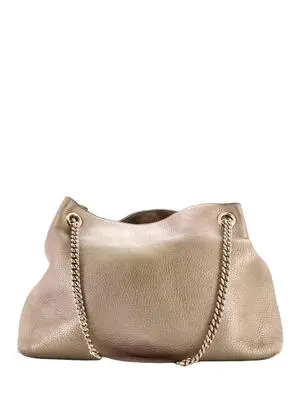 Gucci Soho Chain Strap Leather Medium Shoulder Bag Gold