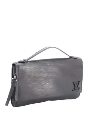 LOUIS VUITTON Clery Handbag Epi Leather Crossbody Bag - Black