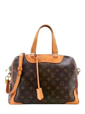 LOUIS VUITTON Retiro Nm Handbag Monogram Canvas And Leather Satchel - Brown