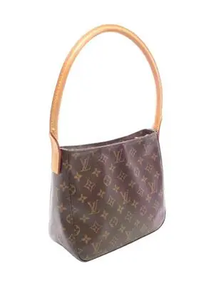 LOUIS VUITTON 2003 Mm Monogram Looping Shoulder Bag - Brown