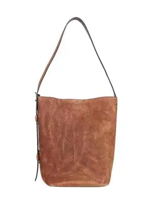 Max Mara Archetipo Suede Tote Bag - Brown