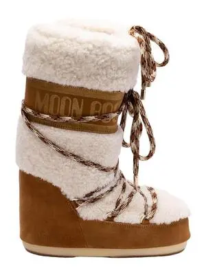 Moon Boot Icon Shearling` Boots - Multicolor
