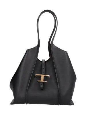 TOD'S Tod's Women T Timeless Small Shopping Bag Black