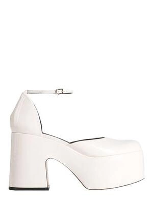 ODISSI Pumps Ivory Size Leather - White
