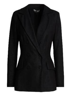 Chiara Boni La Petite Robe Blazer Size Virgin Wool, Viscose, Polyamide, Elastane - Black