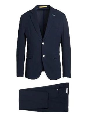 BERNA Suit Size Viscose, Linen - Navy