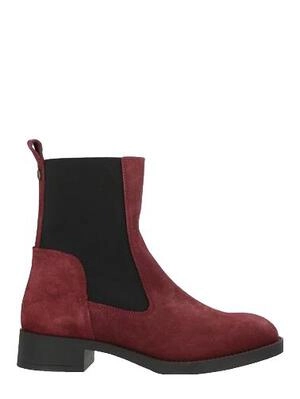 Steve Madden Woman Ankle Boots Burgundy Size 9 Leather Red