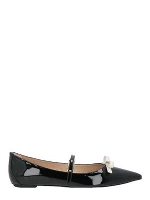 STUART WEITZMAN Ballet Flats Size Leather - Black