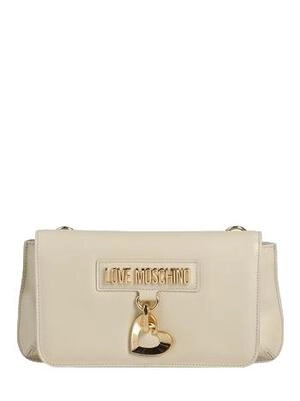 Moschino Woman Clutch Pink Size - Leather Beige