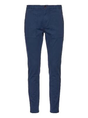 MOORER Pants Size Cotton, Lycra, Elastane - Navy