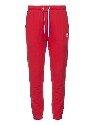 BERNA Man Pants Red Size M Cotton, Polyester Red