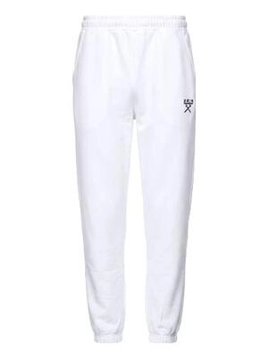 BERNA Man Pants Red Size M Cotton, Polyester White