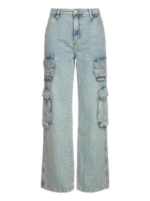 Good American Jeans Size Cotton, Pre-consumer Recycled Cotton, Elastane - Blue