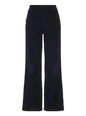 European Culture Woman Pants Taupe Size S Polyester, Polyurethane Navy
