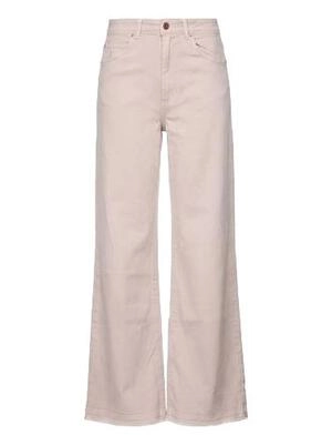 European Culture Pants Size Cotton, Elastane - Beige