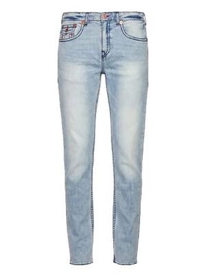 True Religion Jeans Size Cotton, Elastane - Blue