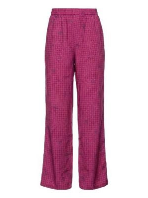 Kenzo Pants Fuchsia Size Viscose - Pink