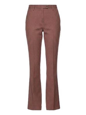 Aspesi Pants Burgundy Size Virgin Wool, Elastane - Red