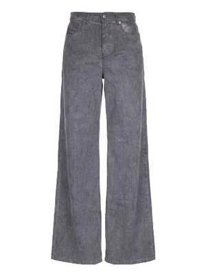 DIESEL® Pants Size Cotton, Elastane - Grey