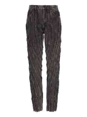 MUGLER Woman Jeans Black Size 26 Cotton