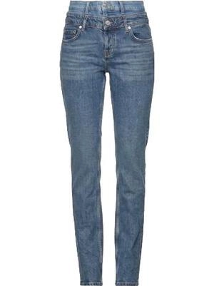 Maje Jeans Size Cotton, Elastane - Blue
