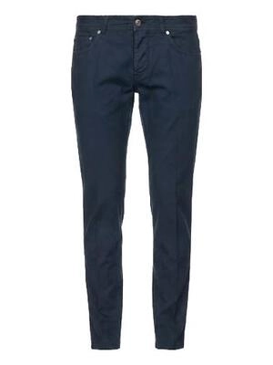 BARBA NAPOLI Pants Size Cotton, Elastane - Navy