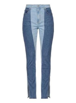 MUGLER Jeans Size Cotton, Elastomultiester - Blue