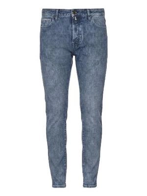 MOORER Jeans Size Cotton - Blue