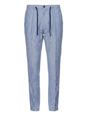 CRUNA Pants Light Size Linen - Blue