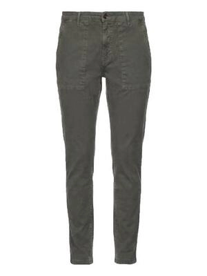 MOORER Pants Size Cotton, Elastane - Green