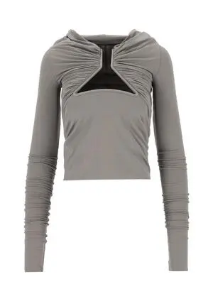 Rick Owens Prong Long-sleeve Top - Gray