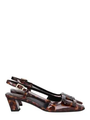 ROGER VIVIER Belle Vivier Slingbacks - Brown