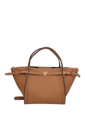 TOD'S T Signature Shopping Bag - Brown