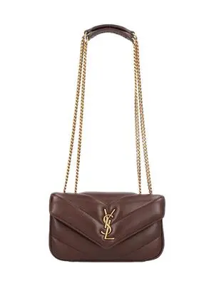 Saint Laurent Loulou Mini Bag In Lambskin - Multicolor