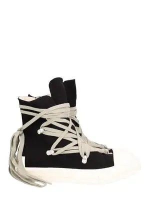 Rick Owens Megalace Sneakers - Black