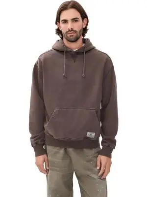 Alpha Industries Essential Washed Relaxed Hoodie - Hickory