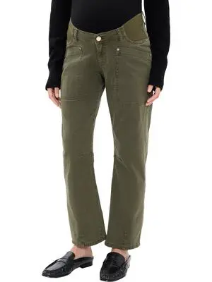 DL1961 Bilie Easy Barrel Maternity Pants - Pine